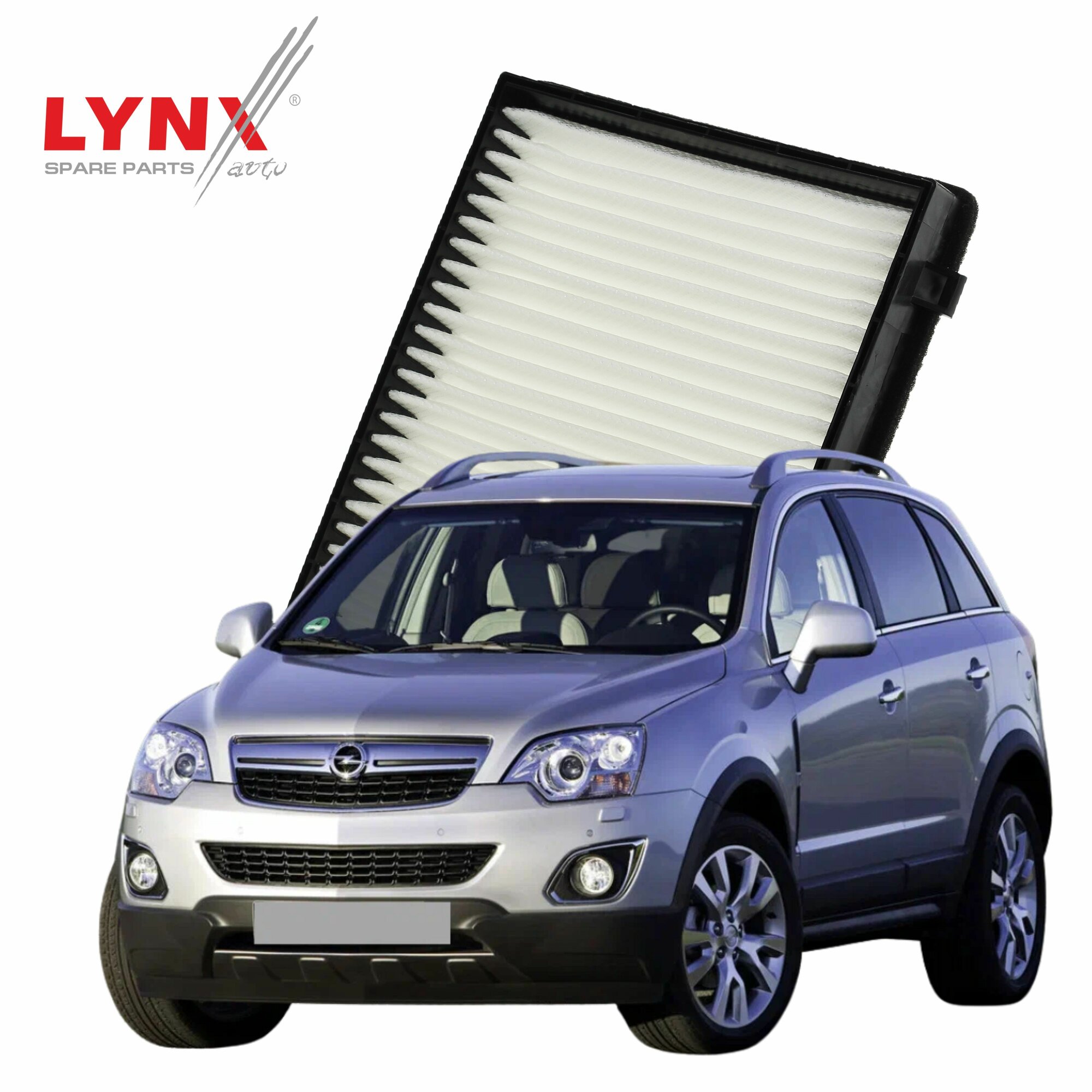 Фильтр салонный Opel Antara (1) L07 / Опель Антара 2006 2007 2008 2009 2010 2011 2012 2013 2014 2015 / 1шт LYNXauto