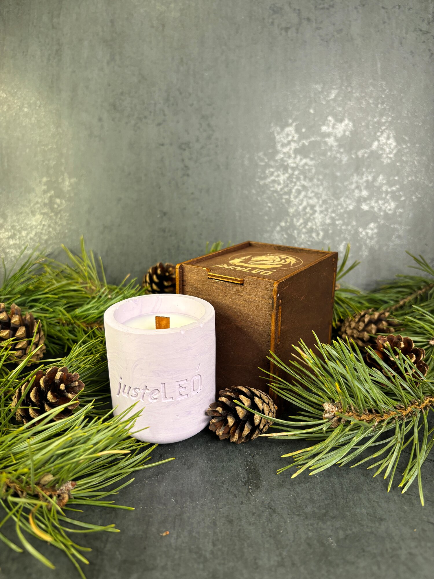 Ароматическая свеча justeLEO Нектар лунного цветка