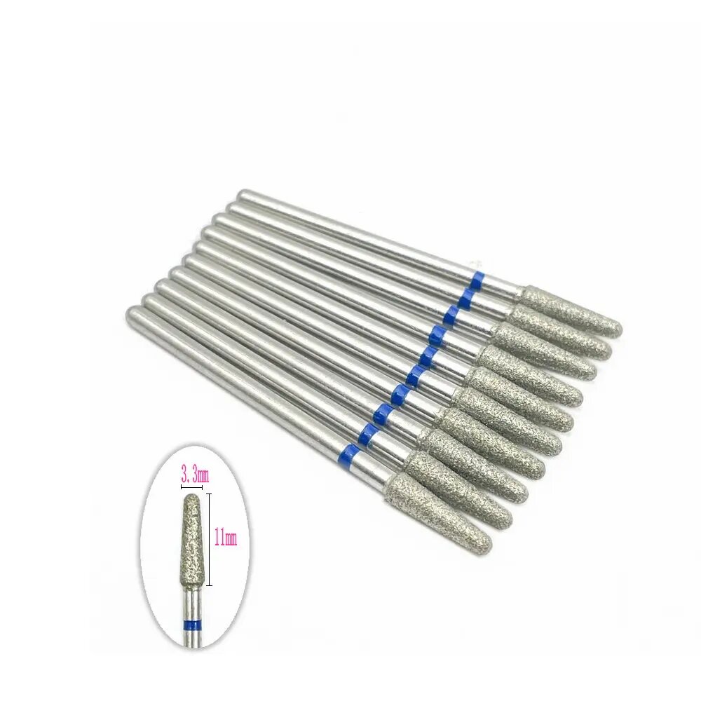 Наборы алмазных шлифовальных сверл Xceldent 10 шт. 2,35 мм 31-ML33