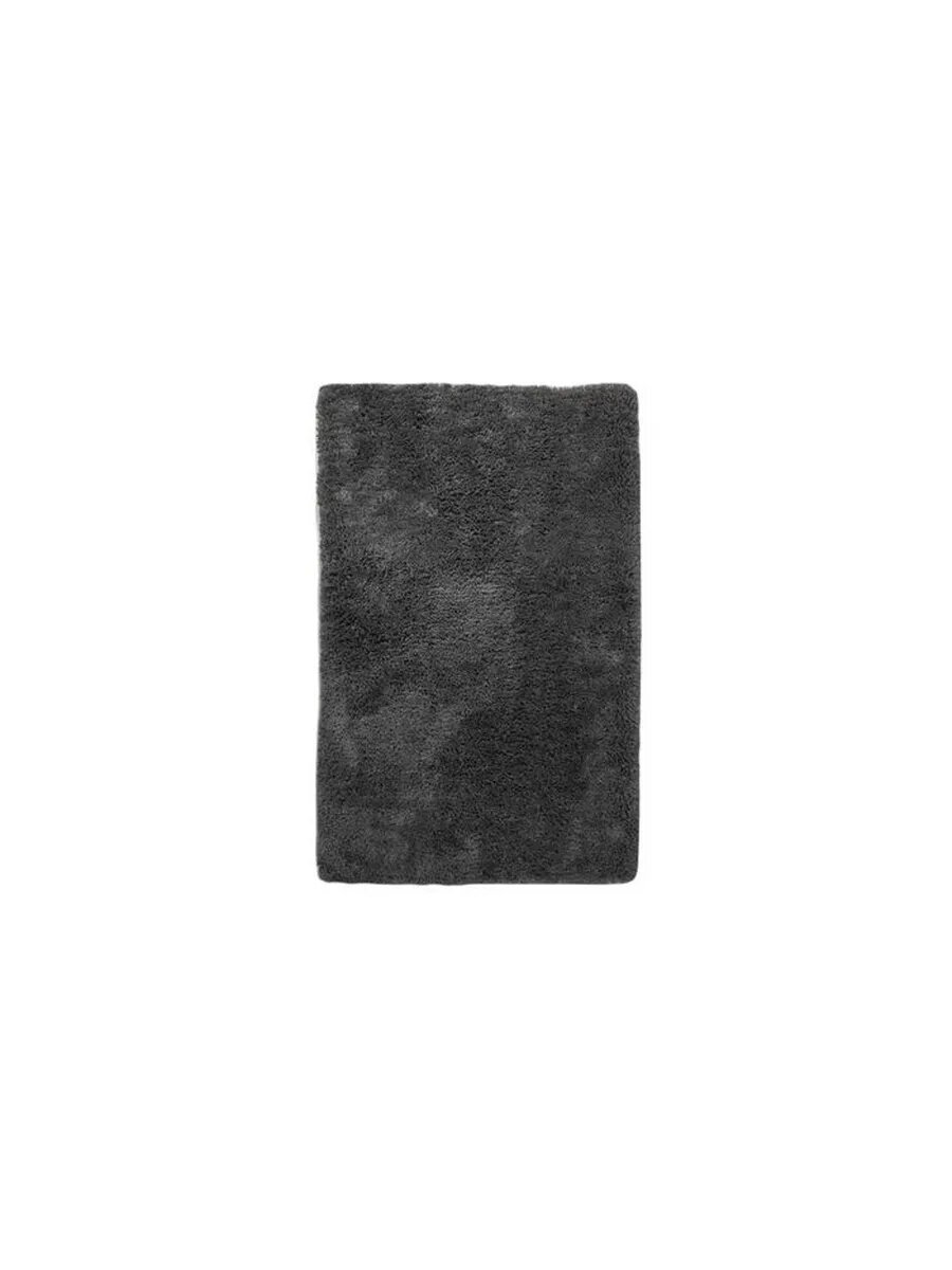 Коврик для ванной комнаты поликоттон, 60х100см, FLUFFY граф