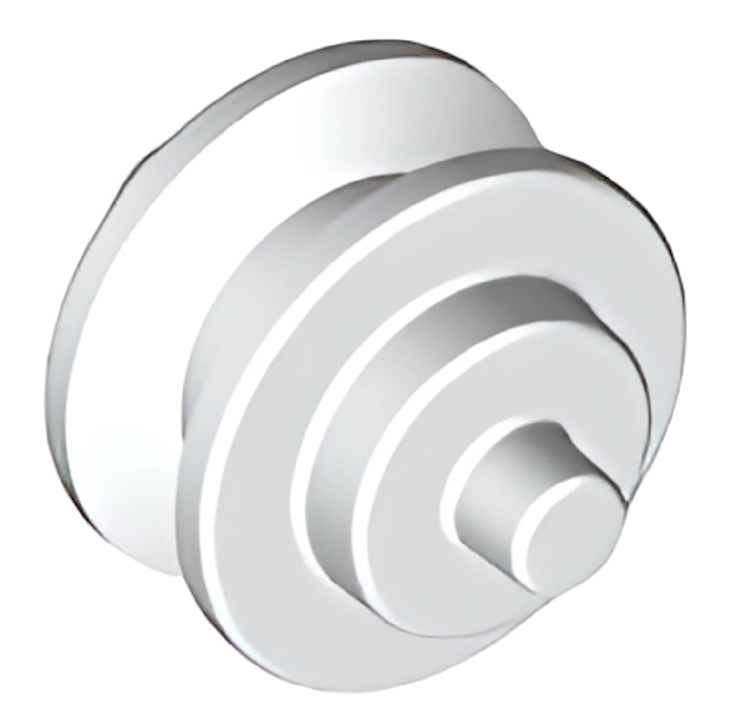 Деталь LEGO Колесный диск Lego Wheel Center Small with Stub Axles (Pulley Wheel) 3464 White N