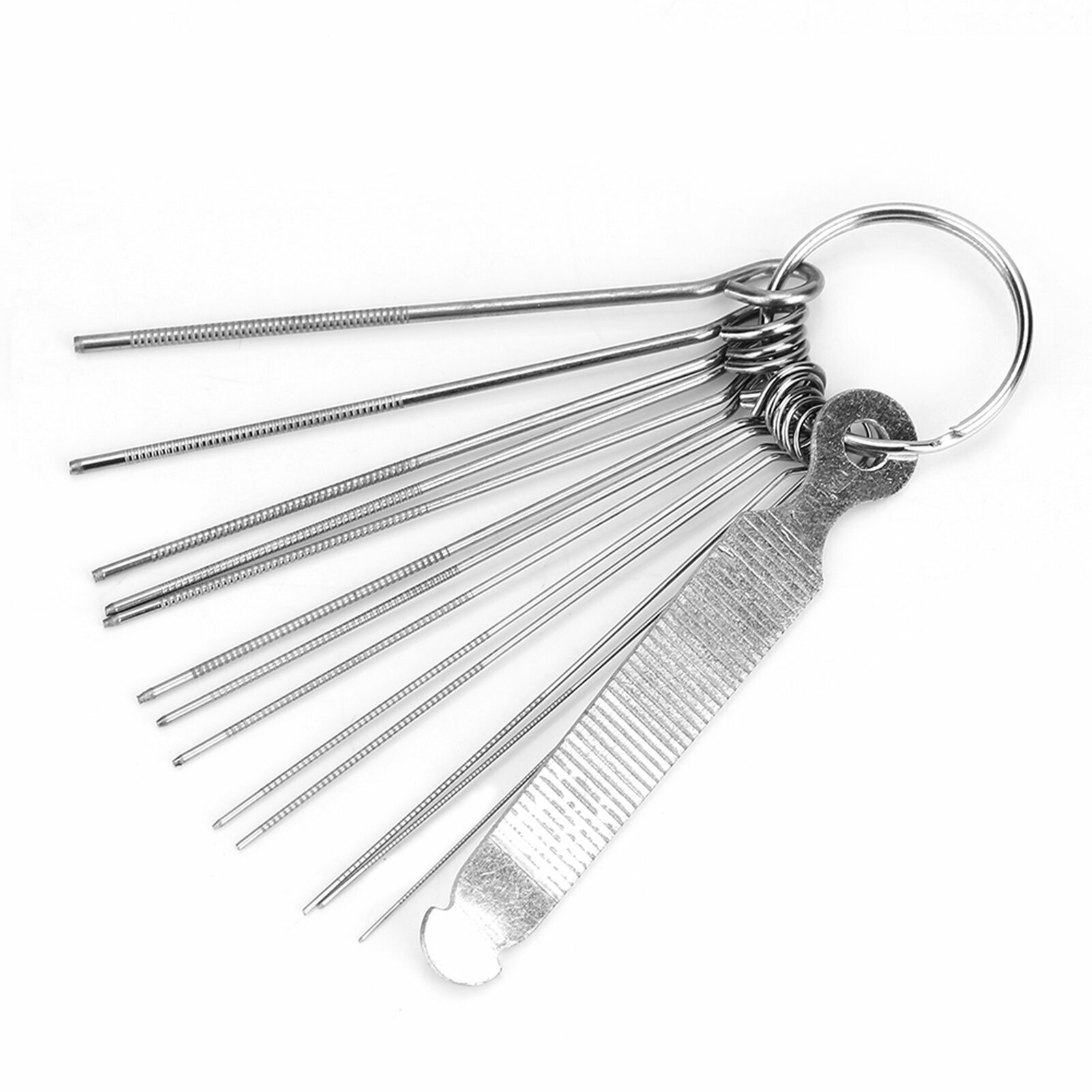 Guitar Tool Lengthened Hilt Nut Files, Ukelele Kit Anti-Rust and Durable Stainless Steel Bridge Saddle for