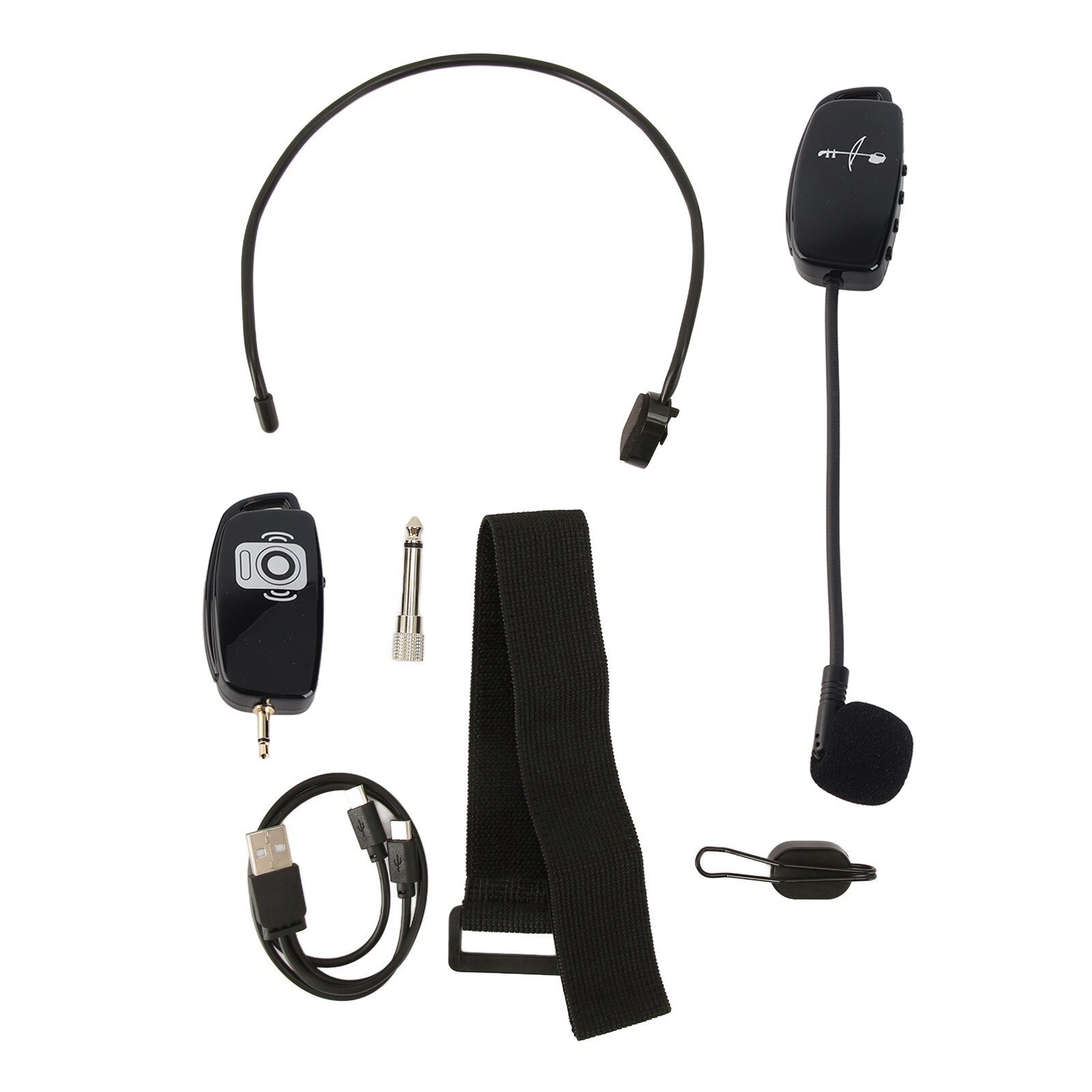 Erhu Microphone 2.4G Wireless Anti Interference Plug and Play Noise Reduction Violin Pickup for Instruments