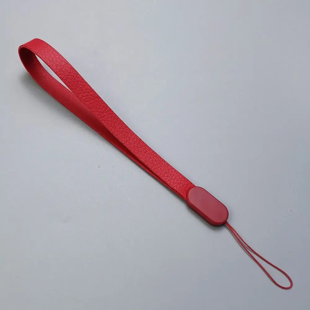 Женский ремешок, короткий ремешок на запястье, простой кожаный модный ярлык, аксессуары для сумок, подвеска для телефона, универсальный ремешок против потери