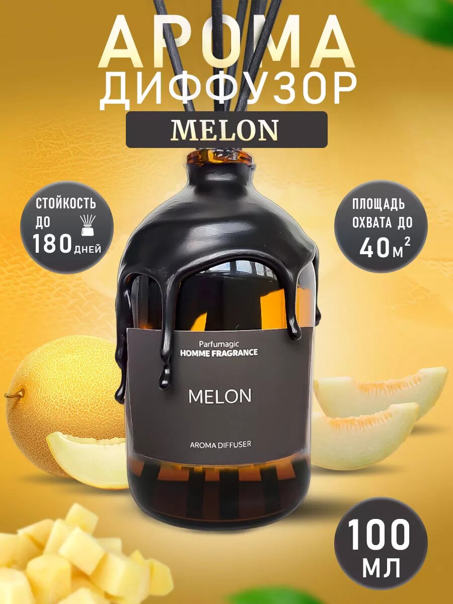 Ароматический Диффузор фирменный с ароматом Melon Дыня 100мл