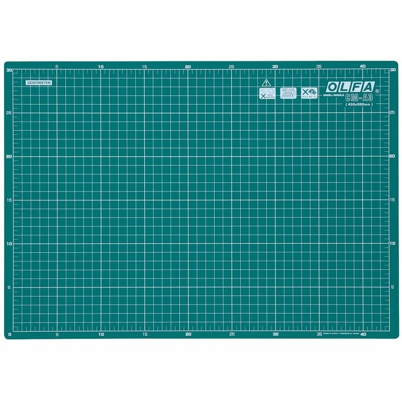 Коврик для резки OLFA защитный, формат A3, двусторонний