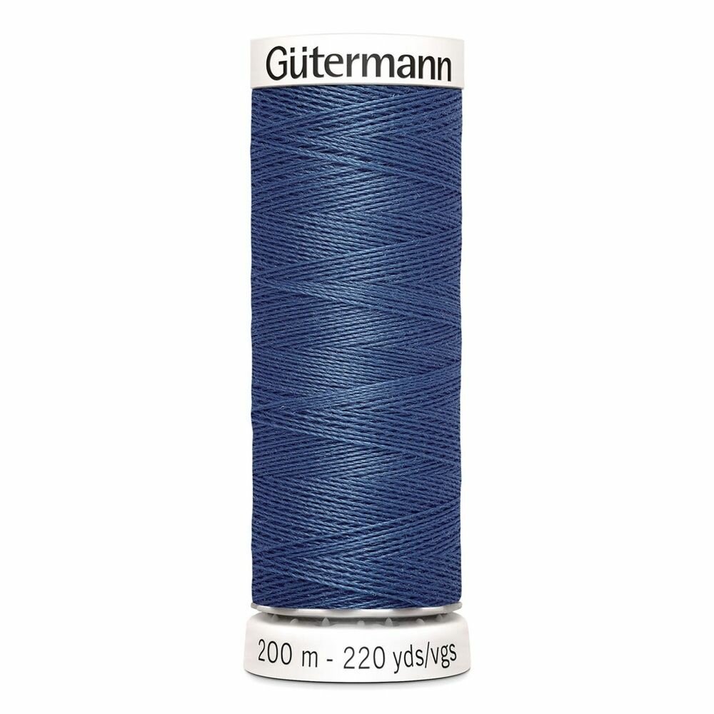 Швейные нитки Gutermann Sew-All 100/200 м, цвет 068 серо-синий, 5 шт (1)