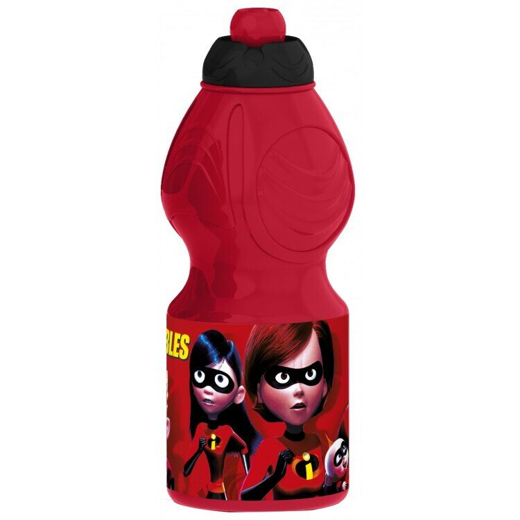 Бутылка спортивная Stor пластиковая, фигурная, 400 мл, Суперсемейка 2 (8232)