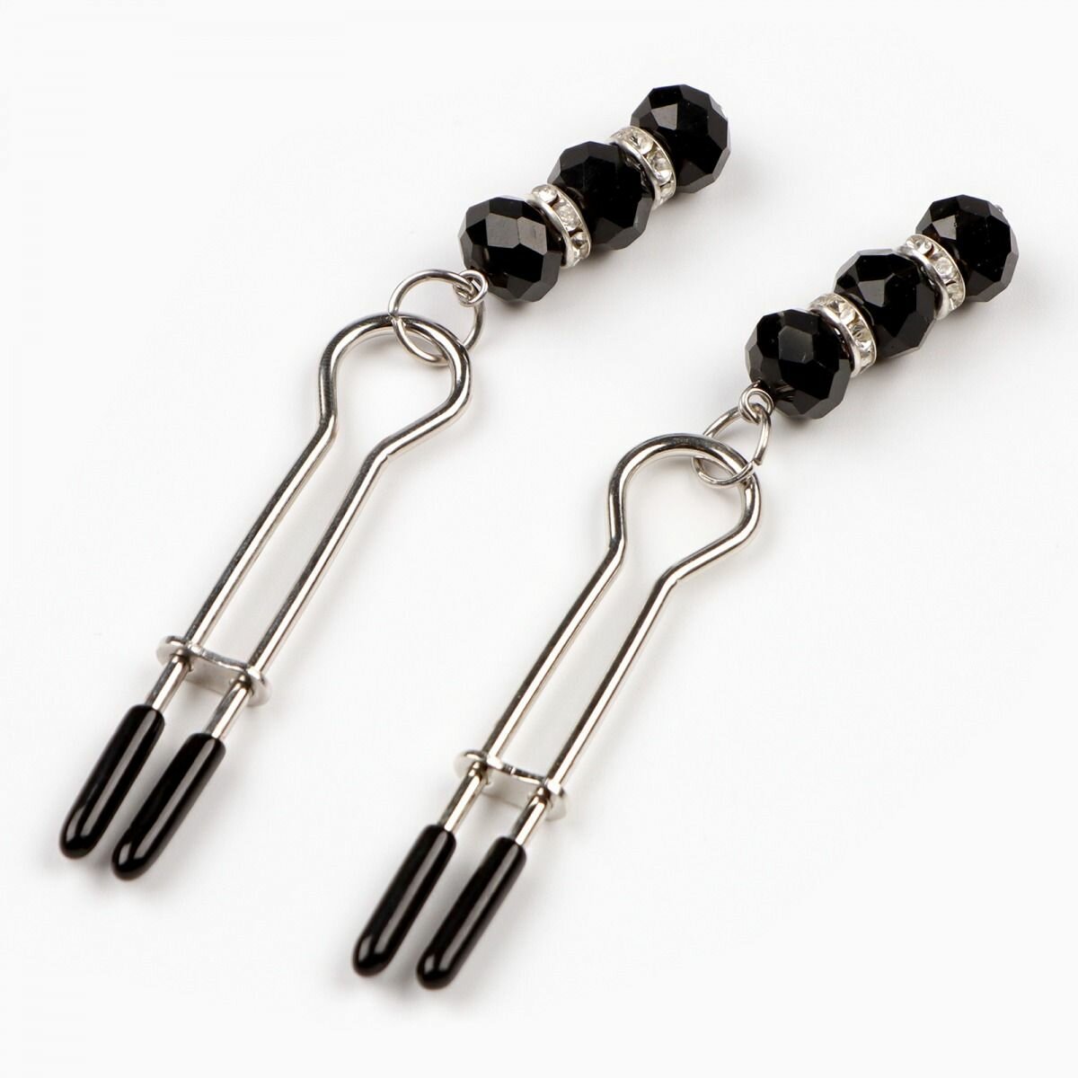 Зажимы для сосков с бусинами