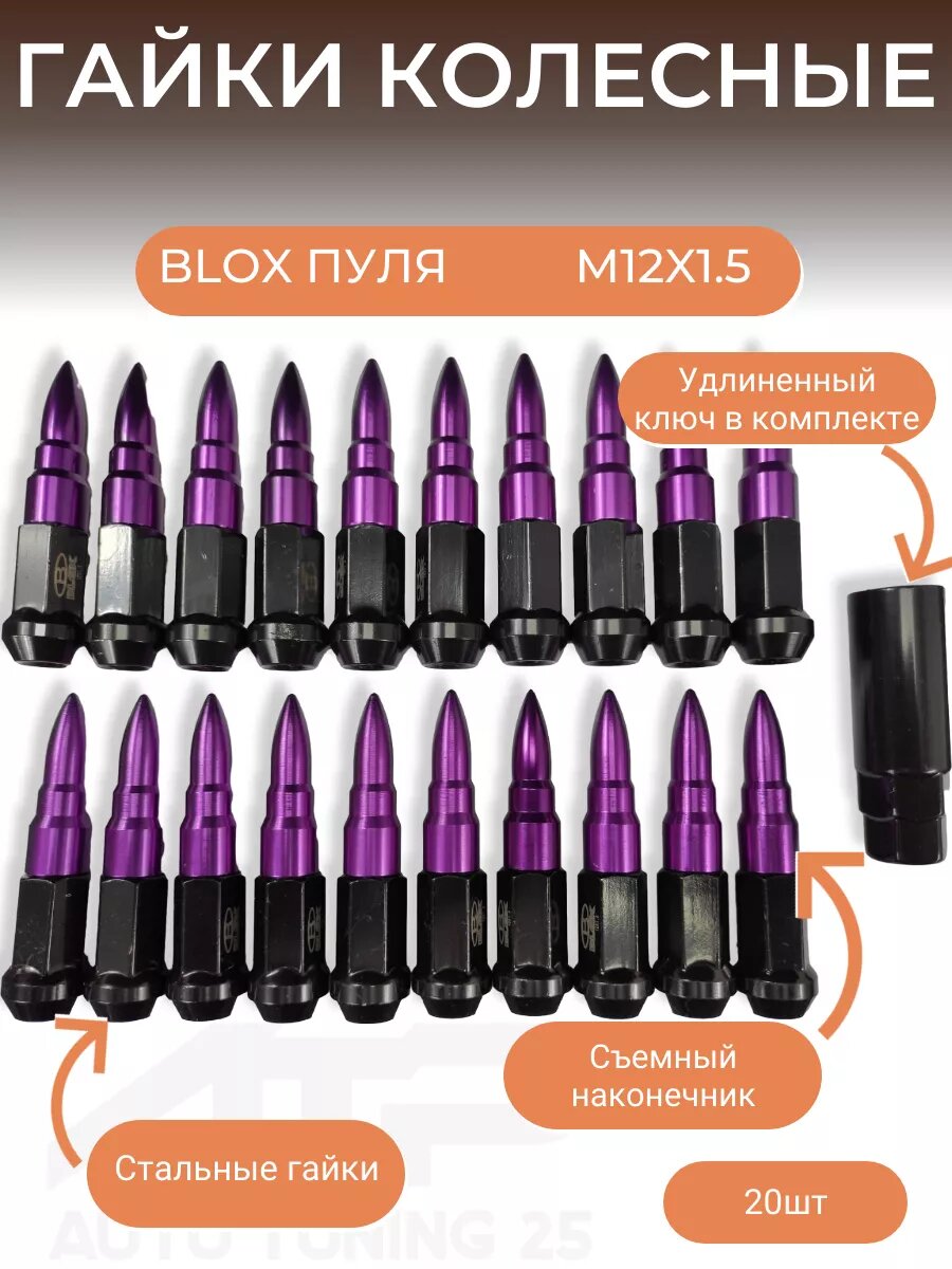 Гайки колесные BLOX 1.5