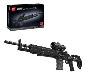 Конструктор Mould King 14026 Штурмовая винтовка МК14. Подарок на 23 февраля; Подарок мальчику на день рождение-BF