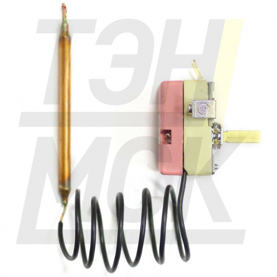 Термостат капиллярный для водонагревателя Thermex, ATT, Electrolux, Zanussi 16А до 77°С регулируемый, 100323