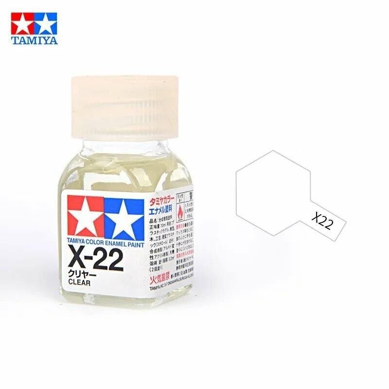 Tamiya X1-X35 Покраска моделей эмалированный лак блеск 10 мл