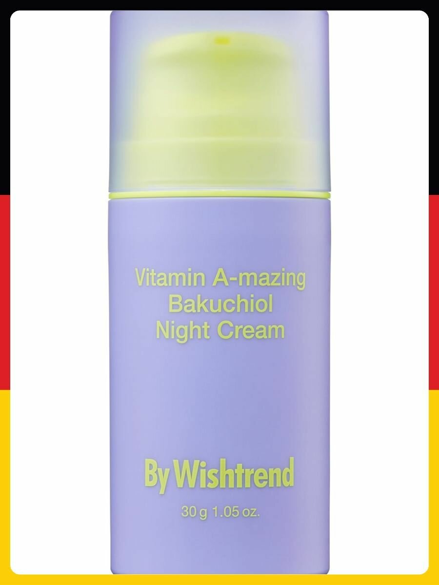 Крем для ухода за кожей By Wishtrend Vitamin A-mazing Bakuchiol Night Cream 30 ml