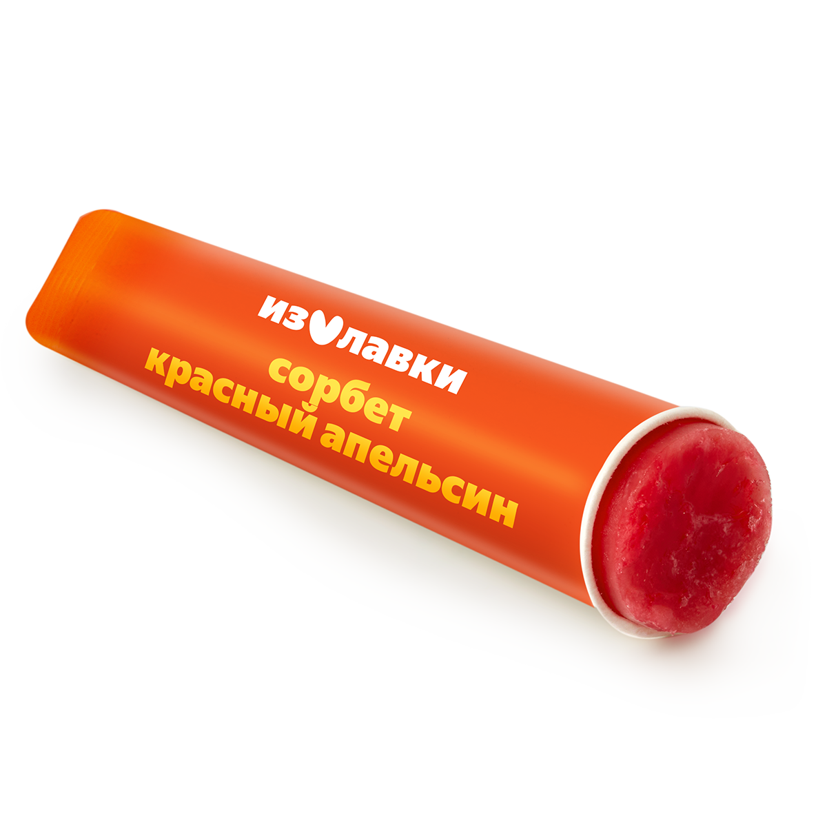 Десерт взбитый сорбет из красного апельсина «Из Лавки» замороженный