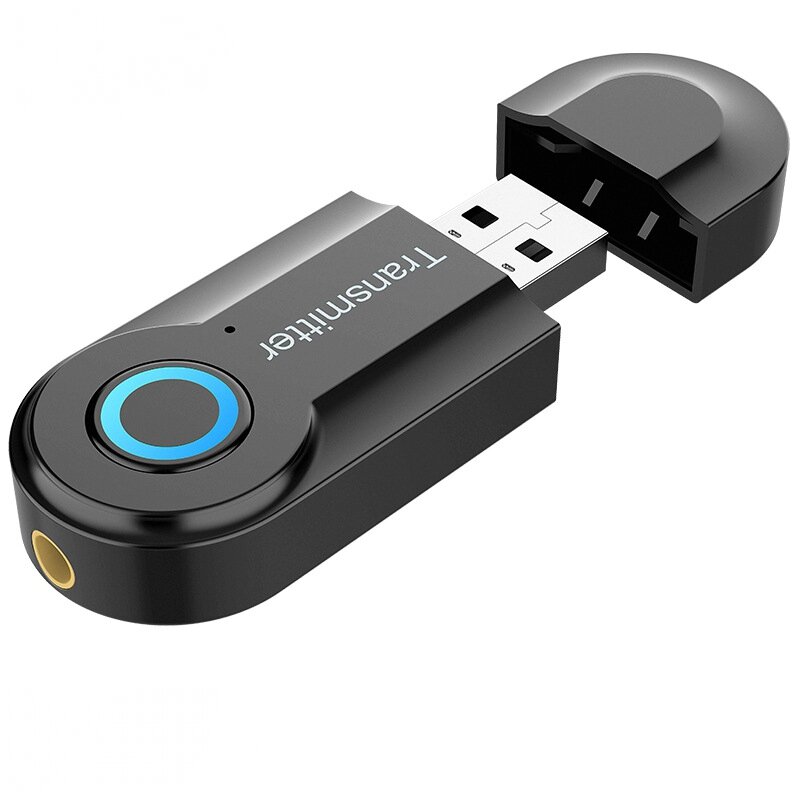 Адаптер USB стерео аудио беспроводной передатчик звука Bluetooth 5.0 3.5мм