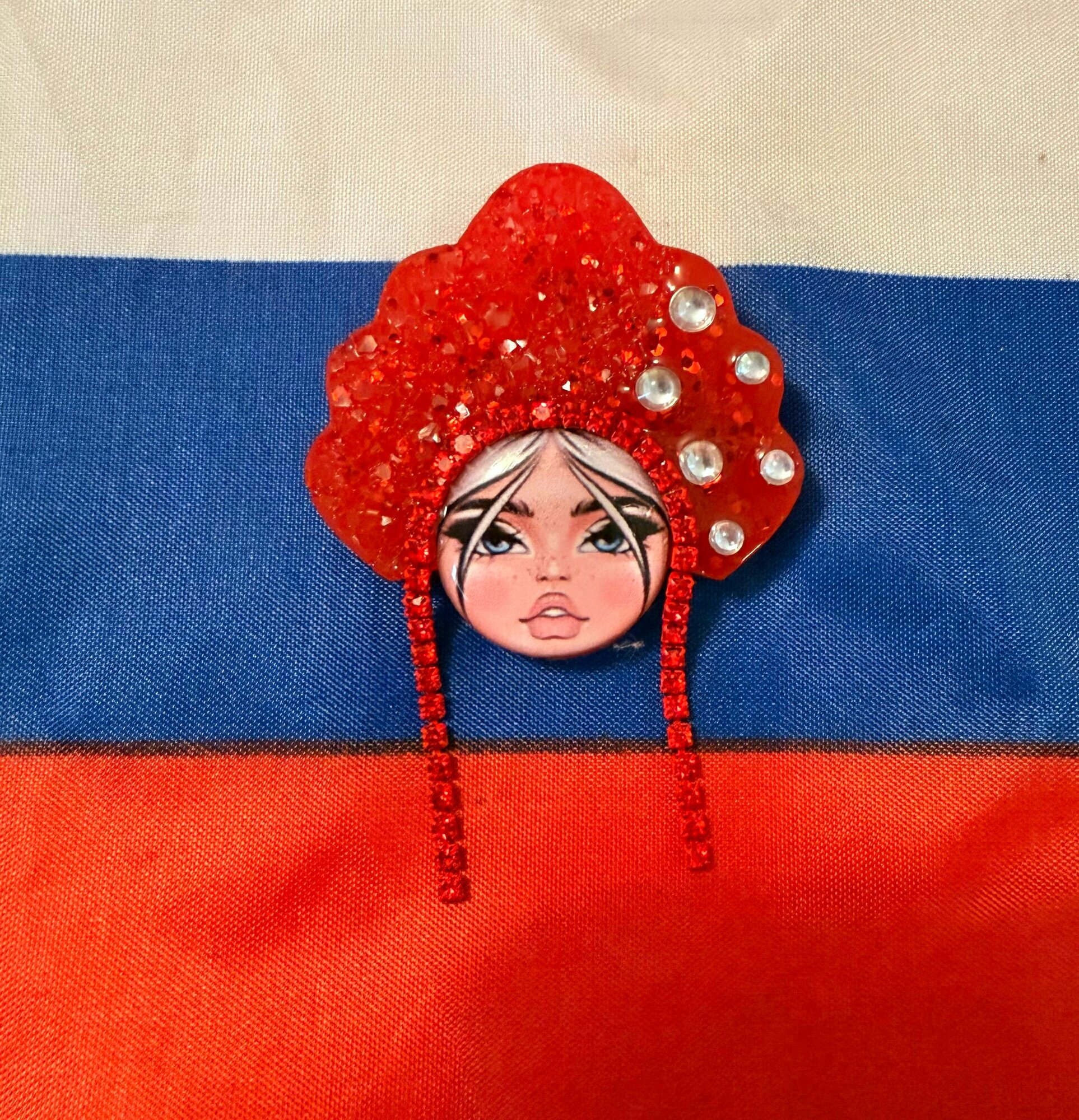 Славянский оберег, брошь