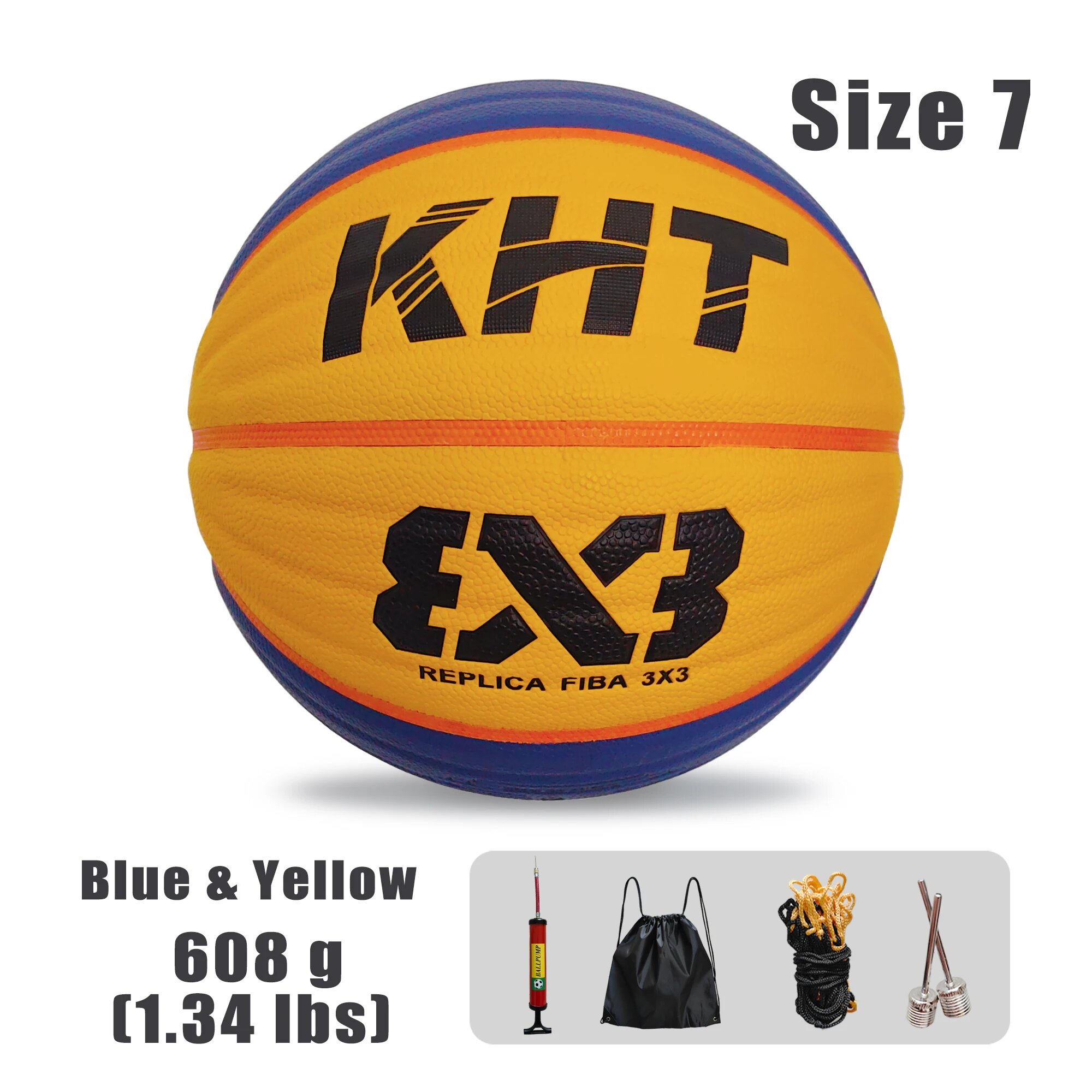 KHT Баскетбольный мяч 3х3, Size 7, KHT-B3X3