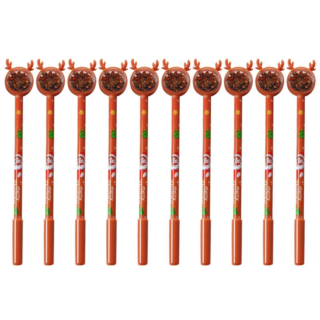 10 -кратная рождественская лоськи с блестками.