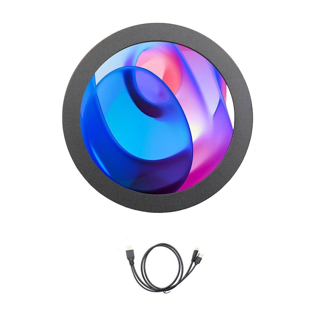 Алюминиевый Дополнительный Дисплей Для Корпуса ПК с возможностью визуализации Музыки