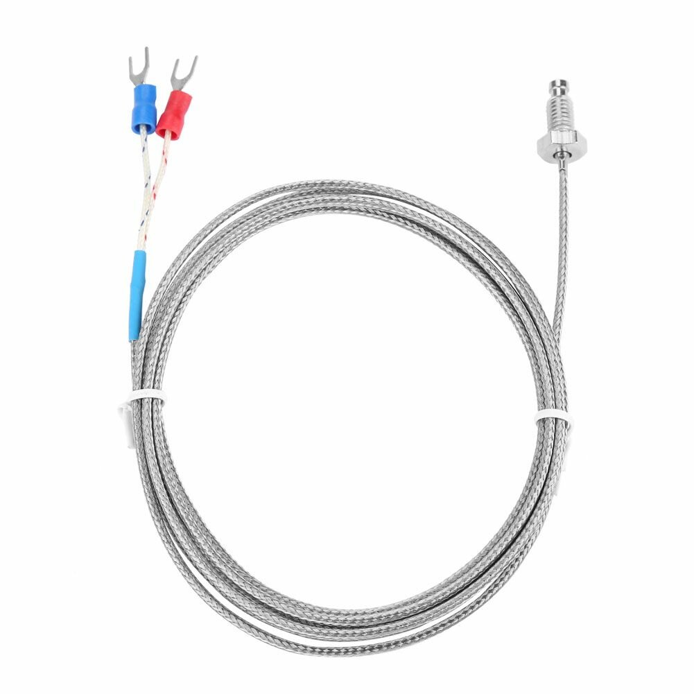 Винт M6 с мелкой резьбой, тип K, провод датчика температуры термопары, 0 400 (5 м)