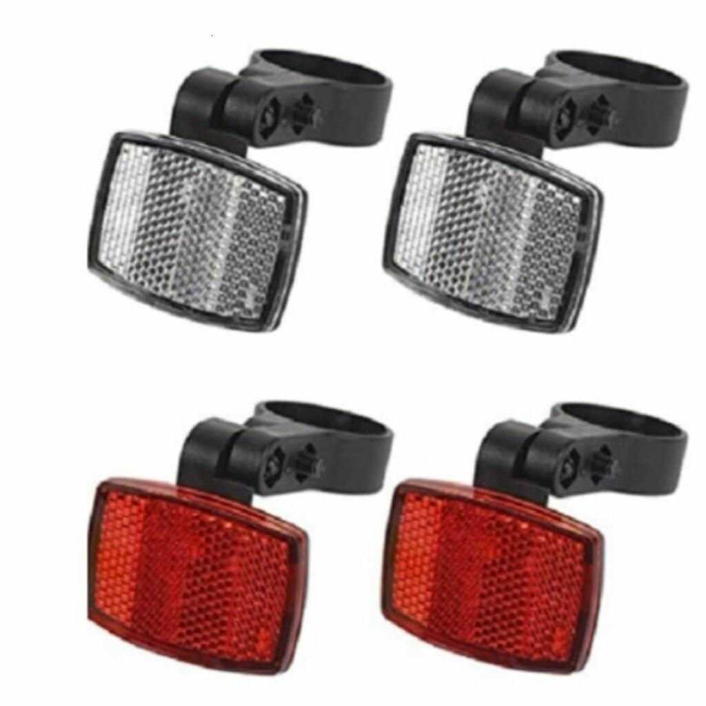 Передние и задние отражатели для велосипедов, отражающие пластины для спиц колеса, - Передняя и задняя панели