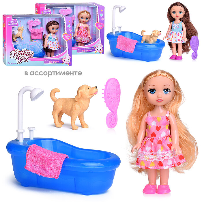 Кукла BLD226 "Маша" с аксессуарами, в коробке