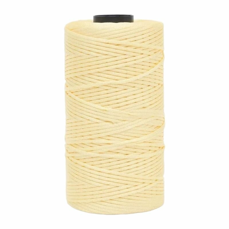 Мерсеризованная хлопчатобумажная льняная нить ice silk-51 молочно-желтый