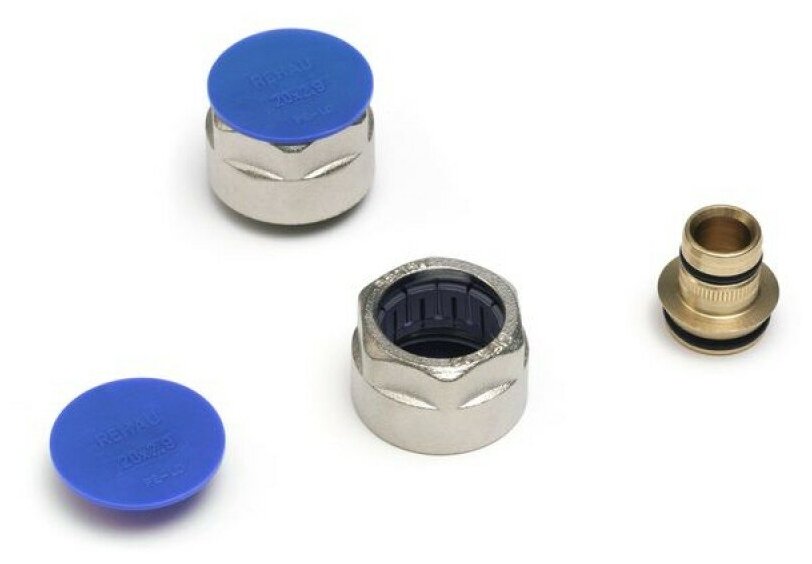 Резьбозажимное соединение Рехау Flex, Pink 16х2,2