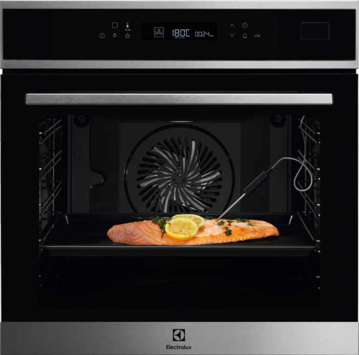 Духовой шкаф электрический Electrolux EOB7S31X серебристый/черный