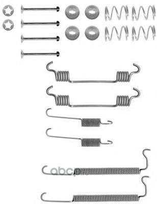 Ремкомплект барабанных колодок chevrolet / daewoo / opel textar 97033700