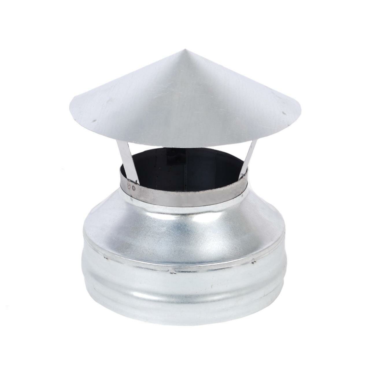 Оголовок Сталь+Оц. сталь (толщина 1,0мм) диаметр дымохода: 120x200