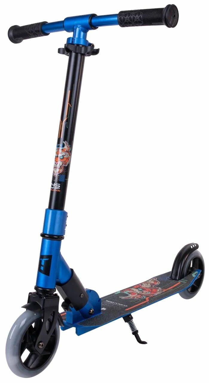 Самокат Comfort 145 evolution blue 1/4, Tech Team, для городских прогулок и активного катания
