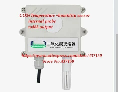 Датчик CO2 XNQJALYCY CO2 Sensor 3 IN 1 RS485 2000ppm