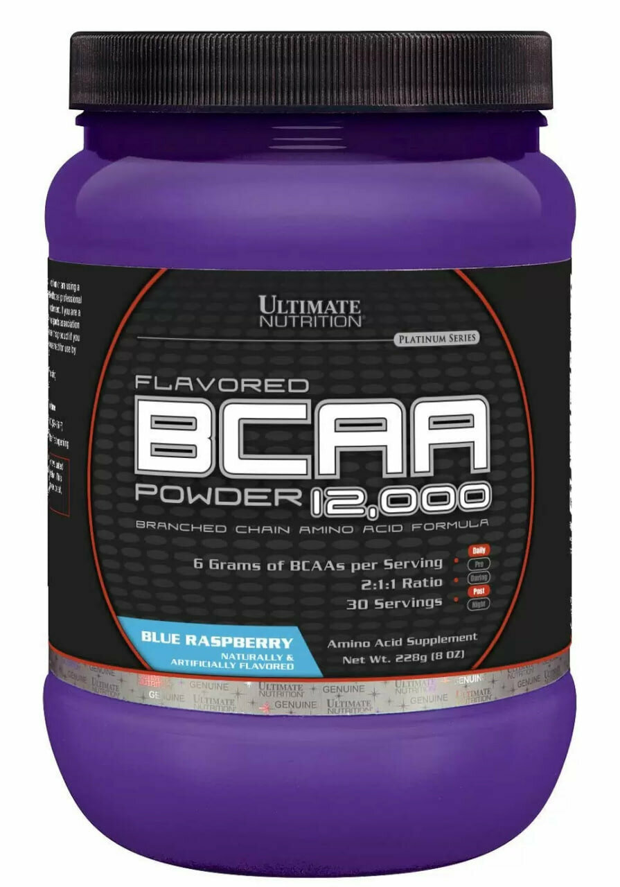 Ultimate Nutrition Flavored BCAA 12,000 (228 g) - Blue Raspberry