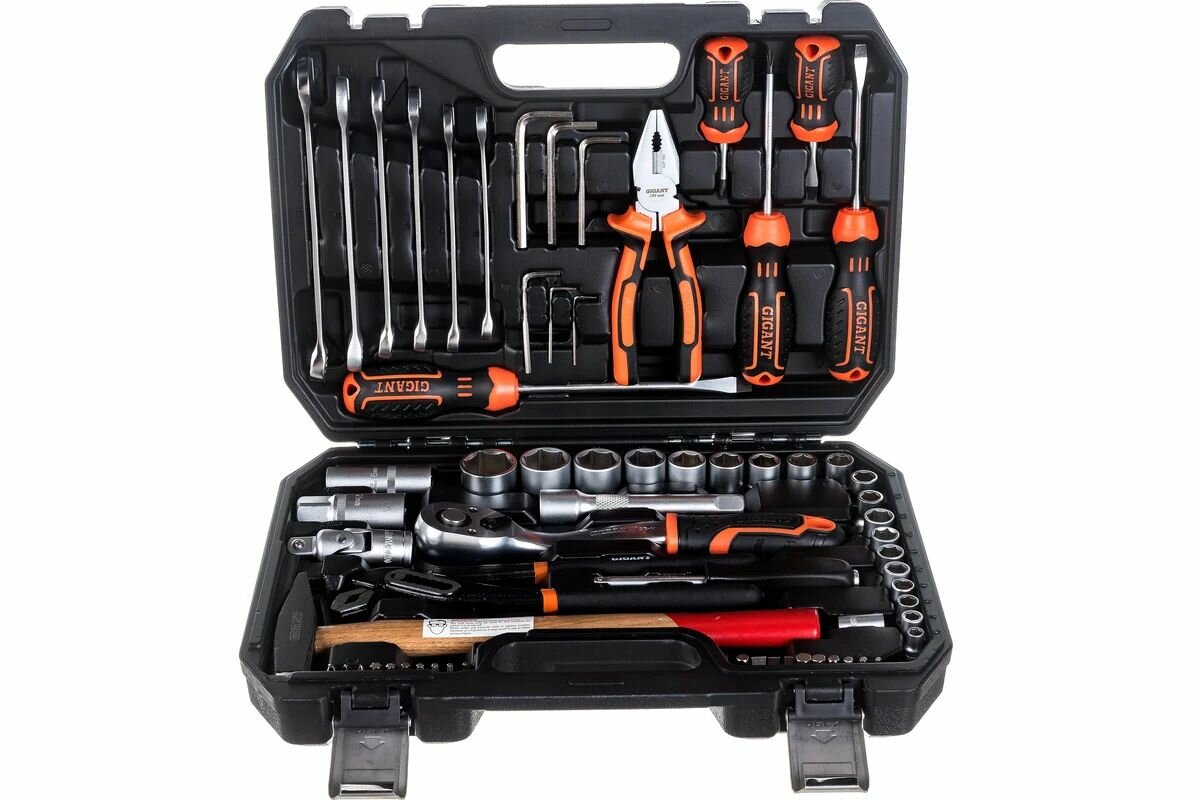 Набор инструментов для автомобиля и дома Gigant 66 предметов GAS-66