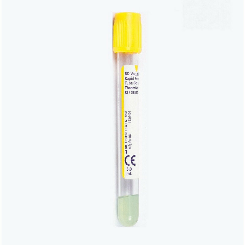 Вакуумные пробирки с акт-ром сверт и гелем 5мл Improvacuter 100шт/уп, 503405