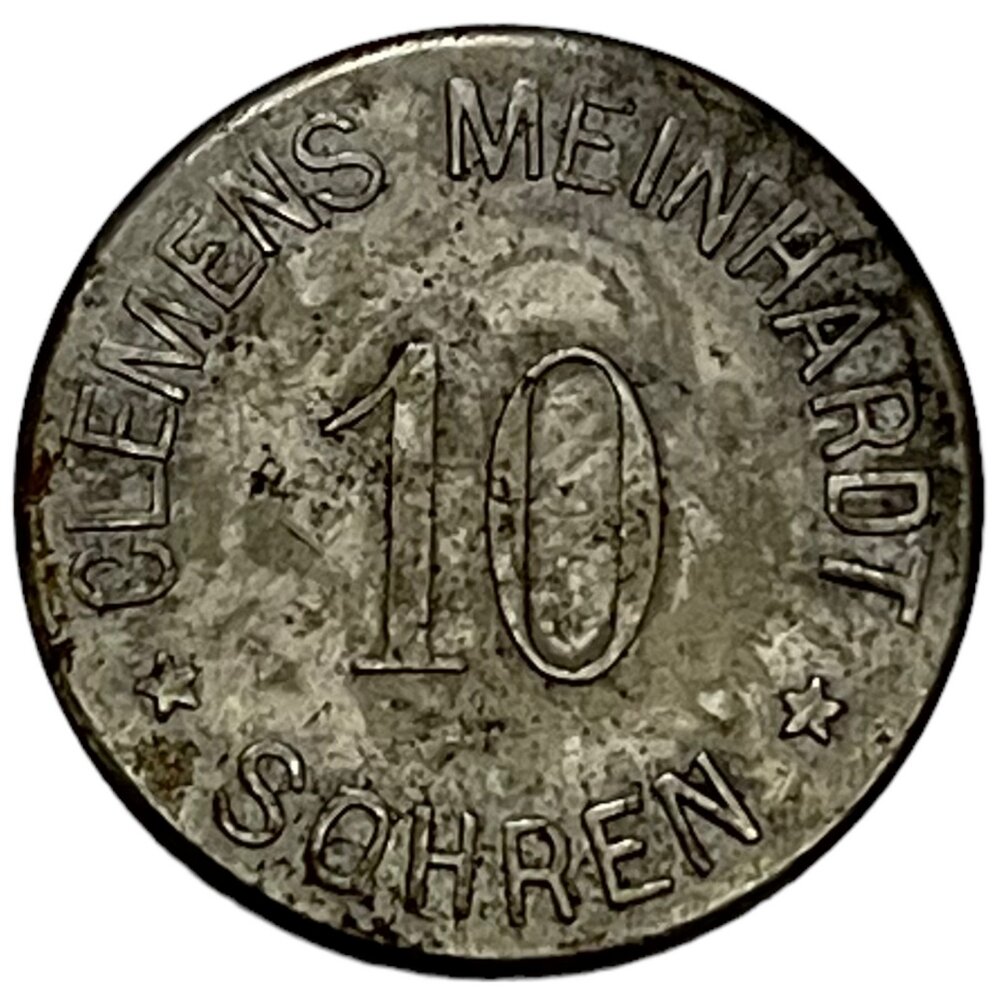 Германия, Зорен 10 пфеннигов 1914-1924 гг. (Магазин Clements Meinhardt)