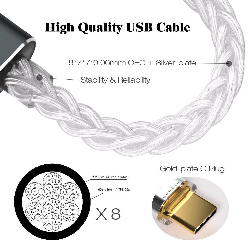 AkLIAM USB C to C кабель, черный — фото 1
