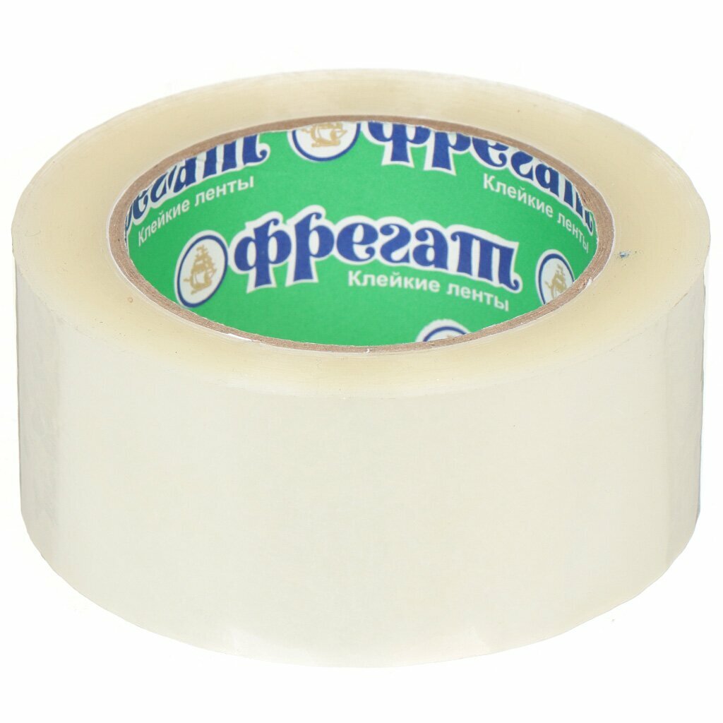 Скотч 48 мм, прозрачный, основа полипропиленовая, 120 м, Фрегат, С04