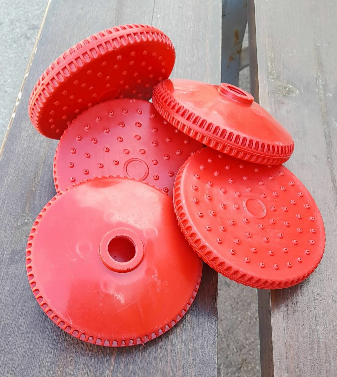 Рассеиватель для летнего душа насадка 10шт (пластик, цветной) (1/2") / Лейка для летнего душа/