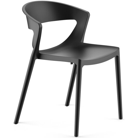 Стул пластиковый Garden Story евок арт. PP0005WPч черный