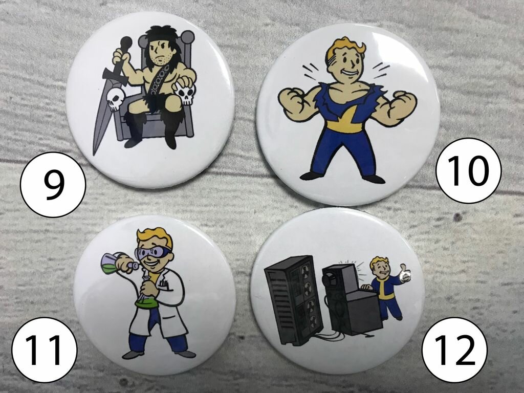 Значки Fallout, Фоллаут №3, Все значки