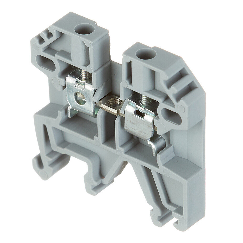 Колодка клеммная винтовая 2,5 кв. мм серая (20 шт.)