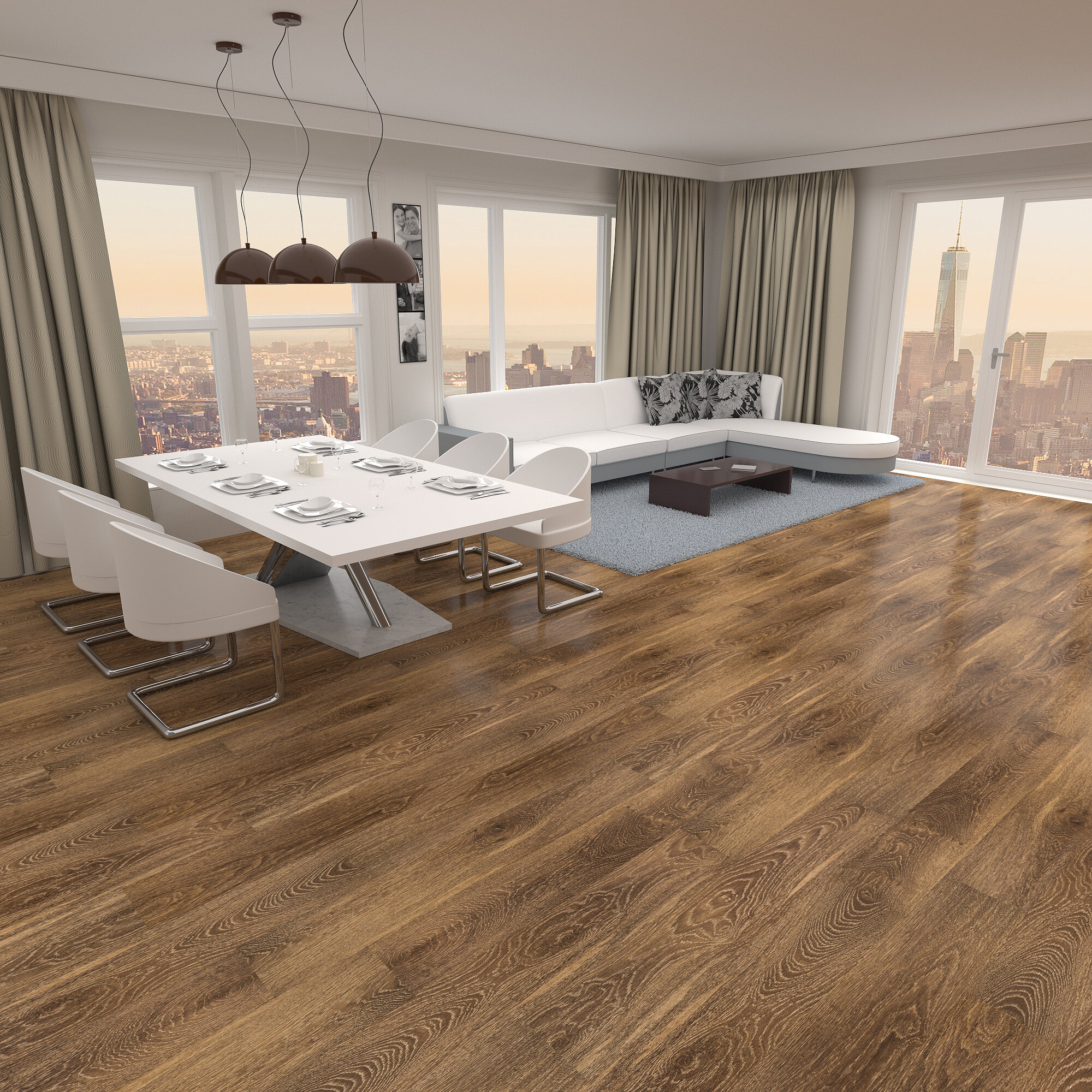 Кварц-виниловый ламинат VKFC 80 Хелмонд 43 класс (цена за кв. метр)