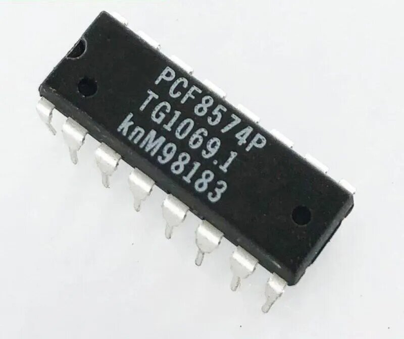 3 штуки PCF8574P DIP16. Расширитель цифровых входов/выходов для шины I2C.