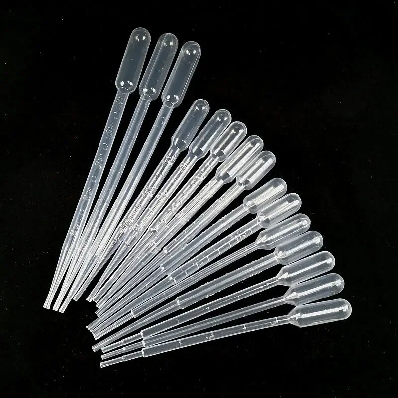 Одноразовые прозрачные пластиковые пипетки для эфирных масел 2ml 500pcs