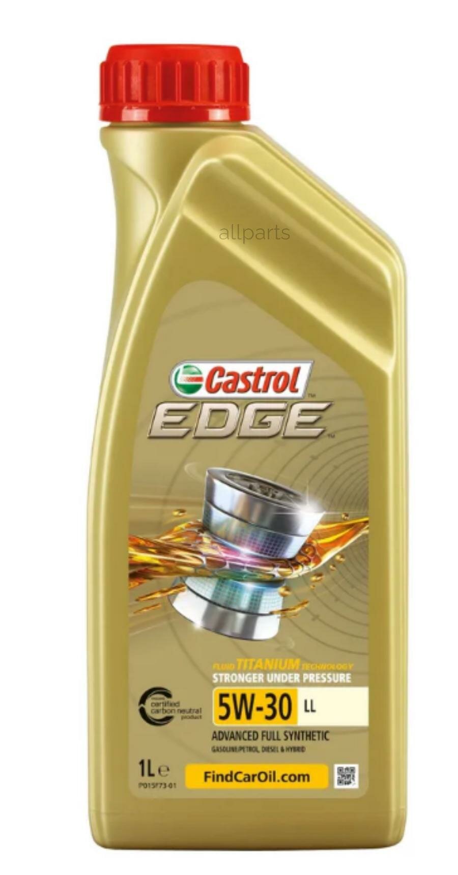 CASTROL 15665F 1L 5W-30 EDGE LL TITANIUM FST масло мотоpное