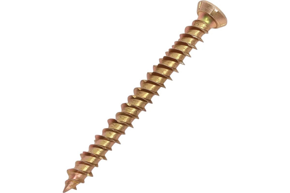 Gigant Шуруп по бетону Нагель желтый цинк 7,5x72 мм, упаковка 100 шт, 123851