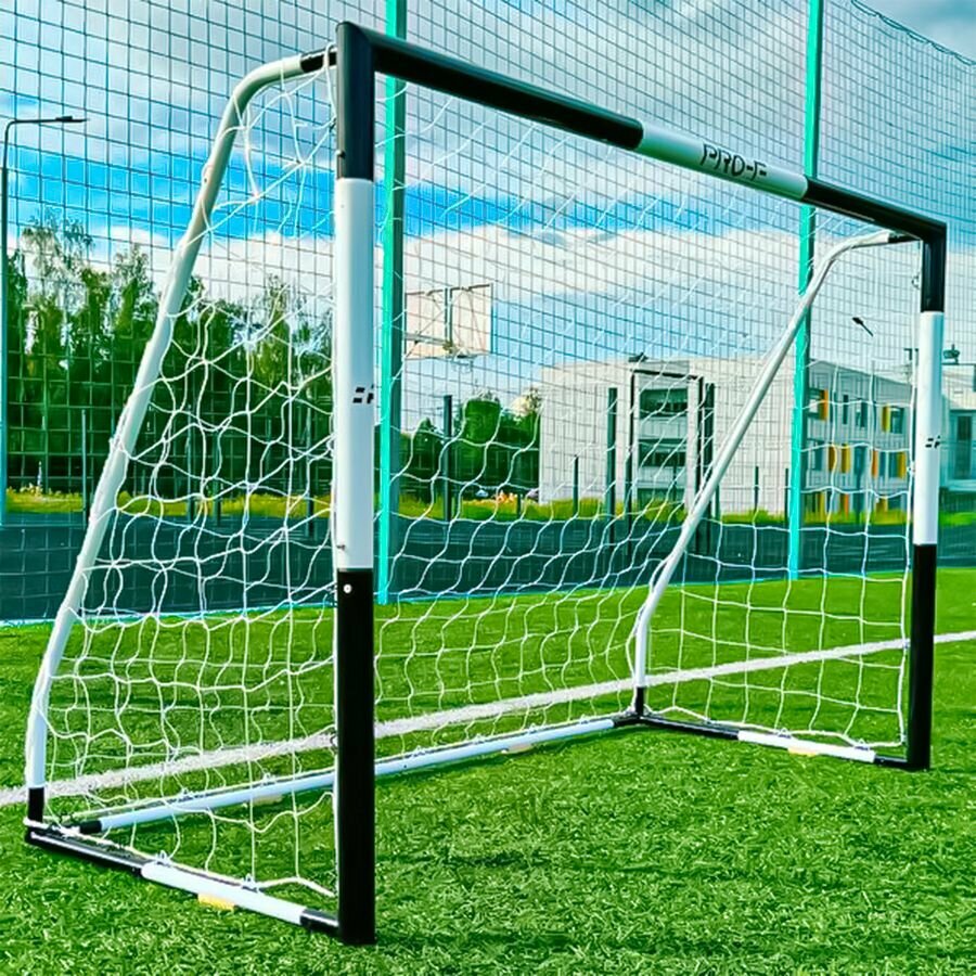 Ворота футбольные Goal Play PRO-F переносные металлические для улицы и зала, 180х120 см